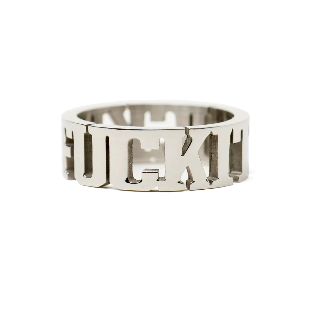 Fuck it Ring (Silver) – Source